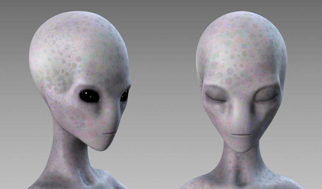 Grey Alien • 3D Model • IndieArt